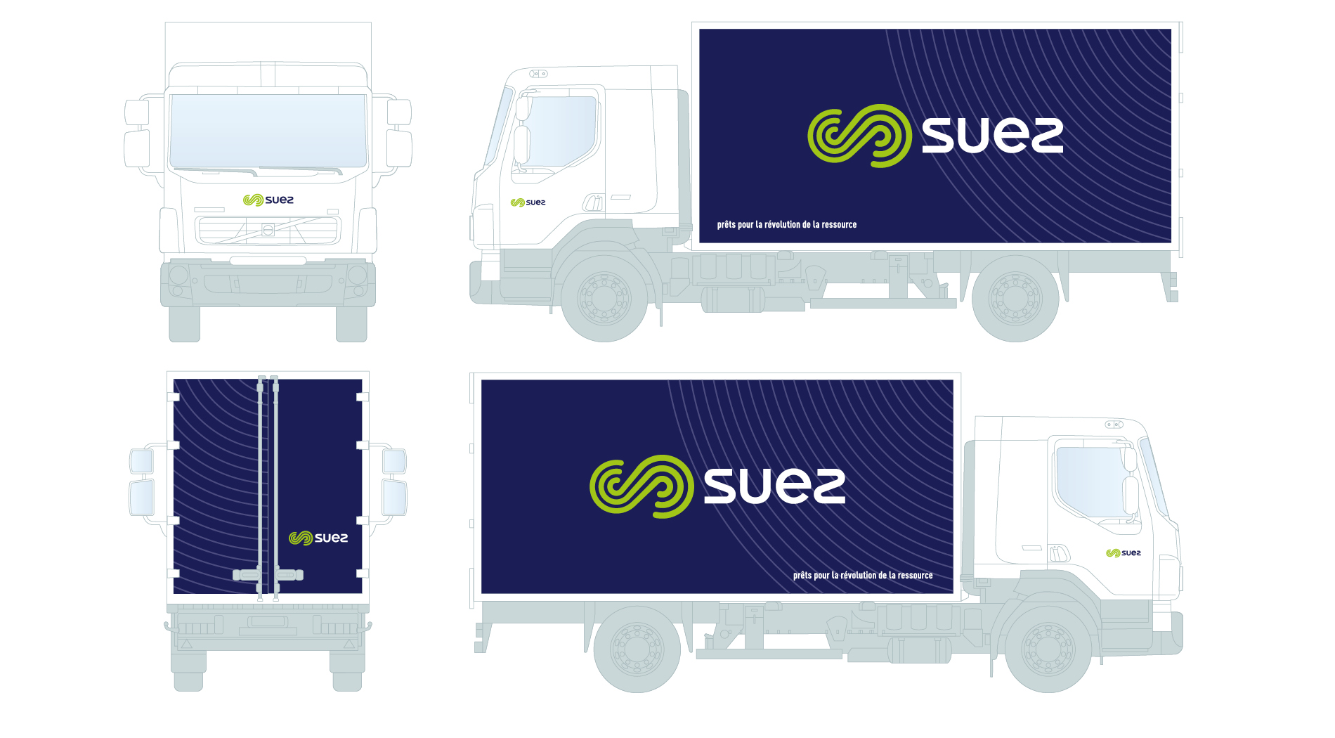 SUEZ – Covering de la flotte camions